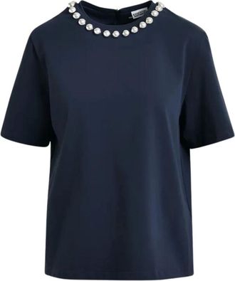 Essentiel Femme, Tops, Bleu, Taille: 42 FR Intenso T-shirt
