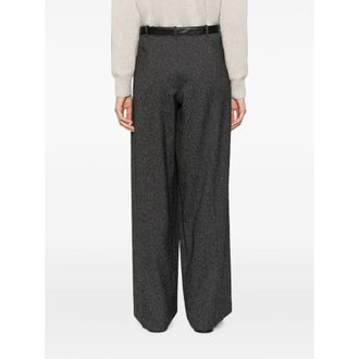 Darkpark Wide-Leg Tailored Trousers - Gray