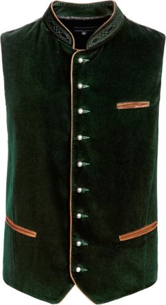 Stockerpoint Ricardo Herren Trachtenweste, Tanne, 46
