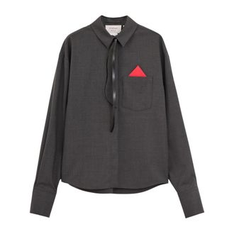 Sportmax Damen, Blusen & Hemden, Grau, MGr&ouml;&szlig;e