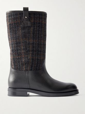 Churchs Peyton Stiefel Aus Tweed Und Leder - Schwarz