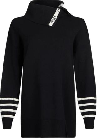 Liu Jo Femme, Pulls, Noir, Taille: 36 FR Pulls Col Roulé