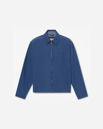 Timberland Strapazierf&auml;hige, wasserabweisende Stratham-Bomberjacke aus Baumwolle f&uuml;r Herren in Dunkelblau, Herren, Blau, Gr&ouml;&szlig;e