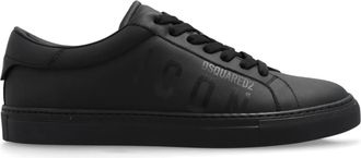 Dsquared2 Low-Top Sneaker - Icon Logo Cassetta Sneakers - Gr. 44 (EU) - in Schwarz - f&uuml;r Damen