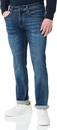 Camel Active Camel Active 5-pocket Houston Jean Droit, Bleu (Bleu Moyenne 41), W38/L38 (Taille fabricant: 38/38), Homme