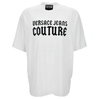 Versace Jeans Couture T-Shirts und Polos - - Tops - Herren - Wei&szlig; - S
