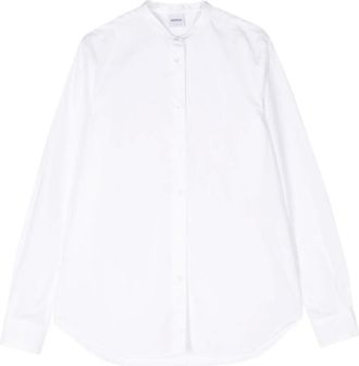 Aspesi Femme, Blouses et Chemises, Blanc, Taille: 36 FR Chemise Popeline M&eacute;lange de Coton