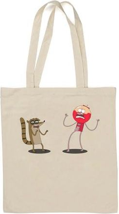 Generic TV 78 Sac fourre-tout en coton naturel Blanc