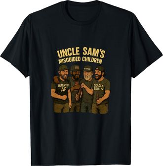 Medals of America Onkel Sams Veteran für fehlgeleitete Kinder T-Shirt