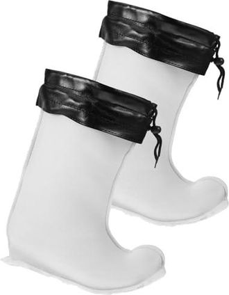 Hemoton Doublures Chaudes pour Bottes de Pluie en Coton &Eacute;pais Chaussettes Imperm&eacute;ables Unisexes Taille 41 Confort Thermique Hiver Doublure de Rechange Isolant
