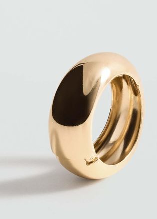 Mango Bracelet rigide volume or - Femme - Taille unique - MANGO