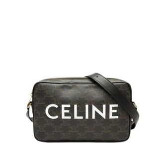 Celine Pre-owned Sac bandouli&egrave;re en toile - Femme - Pre-owned - Noir - Taille: ONE Size