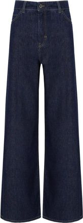 Max Mara Femme, Jeans, Bleu, Taille: 36 FR Vega Wide-leg Jeans