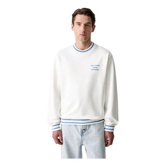 Dr&ocirc;le de Monsieur SweaT-shirt Slogan Sport - Homme - Pulls - Blanc - Taille: M