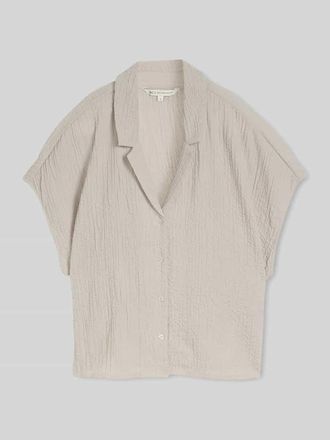 Tom Tailor Denim Regular Fit Hemdbluse aus Viskose-Mix