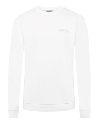 Woolrich Sweatshirt mit r&uuml;ckseitigem Label-Schriftzug in