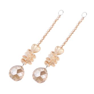 Supvox 2 St&uuml;ck H&auml;ngende Kristallkugel Prismen F&uuml;r Fenster Sonnenf&auml;nger Achteckig Chakra Vorhang Kristallanh&auml;nger Regenbogenlicht Dekoration F&uuml;r Kronleuchter 