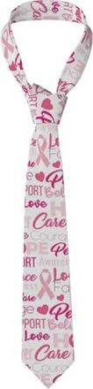 Generic Cravate Rubans Roses Contre Le Cancer Du Sein &Eacute;l&eacute;gant Tie Confortable Cravate Pour Homme Pour &Eacute;v&eacute;nements Mariage Affaires