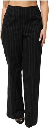 Bencivenga Bencivenga, Femme, Pantalons, Noir, Taille: 48 FR Pantalon Droit Taille Haute