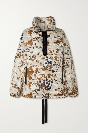 Holden Gesteppte Daunenjacke Aus Shell Mit Camouflage-print - Neutral