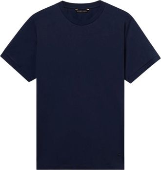 Brooks Brothers Homme, Tops, Bleu, Taille: XL T-shirt &agrave; Manches Courtes et Col Rond