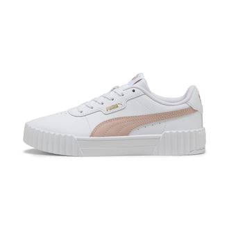Puma Puma Carina 3.0, Weiblich Sneaker, Puma White-Rose Quartz-Puma Gold