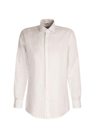 Seidensticker Herren Regular Fit Langarm Hemd, Weiß, 41