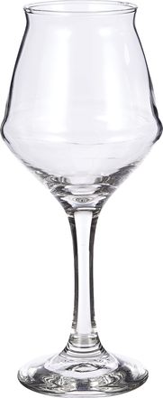 Borgonovo 6 Stück Bierkelche aus Glas, 40 cl, transparent