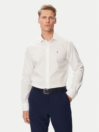 Tommy Hilfiger Hemd MW0MW45307 Wei&szlig; Regular Fit