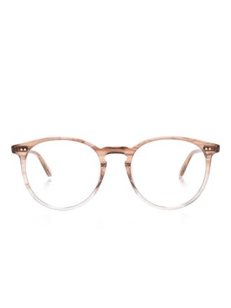 Garrett Leight lunettes de vue Morning Side à monture ronde - Tons neutres
