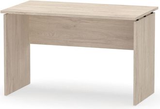 PEGANE Bureau coloris effet bois - Hauteur 76 x Longueur 120 x Profondeur 68 cm