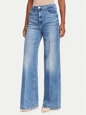 Guess Jeans W6YA1C D1337 Blau Wide Leg