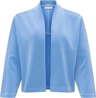OPUS Damen Jacke | Sweatjacke JEKONA Regular aus weichem Modal Mix Blue Salt, 38