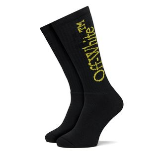 Off-white Lange Socken Off-White OMRA075S23KNI0011018 Schwarz