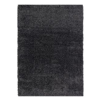 Schöner Wohnen Kollektion home24 Hochflorteppich Savage 200 x 290cm Schwarz/Anthrazit