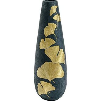 Kare Design Design Vase Elegance Ginkgo, 95x31x31cm, Gold
