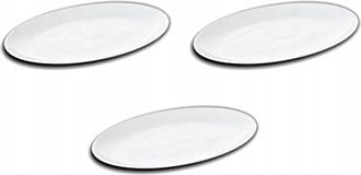 Wilmax England Wilmax WL-992023/A Porzellan Ovale Platte, Weiss, 36cm Länge