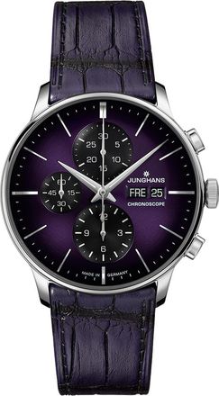 Junghans Meister Chronoscope Edition Violett Herrenuhr 27/4621.02