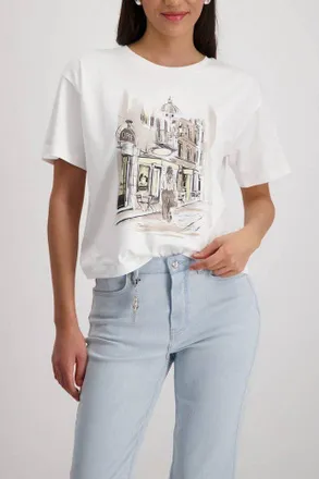 Monari T-Shirt 410087 Hochwertiger Print als Blickfang