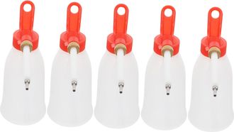 Soimiss 5 St&uuml;ck Teiliges &Ouml;lflaschen mit Ausgie&szlig;er Transparente Kunststoff &ouml;lspender f&uuml;r N&auml;hmaschinenwartung Tropffreie Dosierflaschen Langlebig und Vielseitig