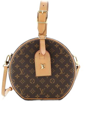 Louis Vuitton Petite Boite Chapeau Bag Monogram Canvas crossbody bag - Marron