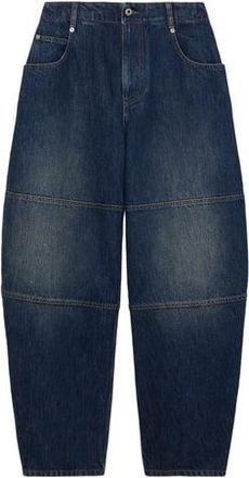 Loewe Jean barrel en denim de coton
