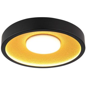Globo Lighting Deckenleuchte LED Deckenlampe 3 Lichtmodi matt goldfarben Memoryfunktion D 40 cm