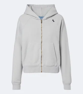 Prada Sweat-shirt en con coton &agrave; capuche