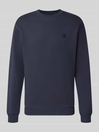 Scotch & Soda Regular Fit Sweatshirt aus reiner Baumwolle mit Label-Patch