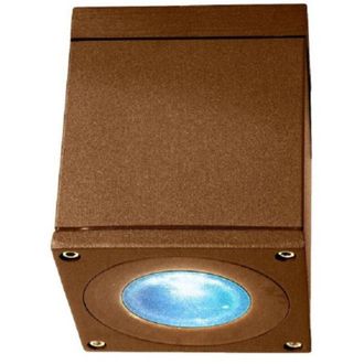 Trade Shop Spot Plafond Carr&eacute; &eacute;tanche Gu10 Baignoire Douche 230v Brun