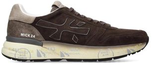 Premiata Low-Top Sneaker - Sneakers Mick in pelle scamosciata marrone - Gr. 46 (EU) - in Blau - f&uuml;r Damen
