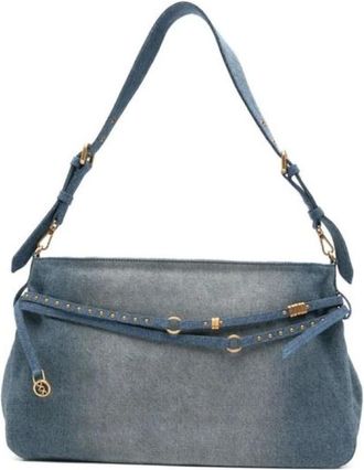 Pinko Pinko, Femme, Sacs, Bleu, Taille: ONE Size Belt Bag Mini