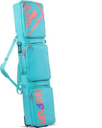 Generic Snowboardtasche Mit Rollen, Doppelte Skitasche Mit Rollen, Gepolsterte, wasserdichte Snowboardtasche, F&uuml;r Flugreisen, Passend F&uuml;r Ski Und Skischuhe, E