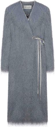 Dries Van Noten Langer Mantel - Grau